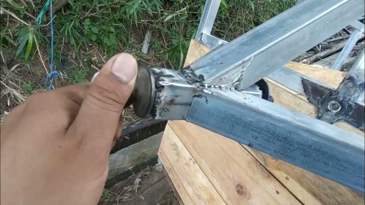 Membuat GEROBAK Tarik MOTOR - YouTube