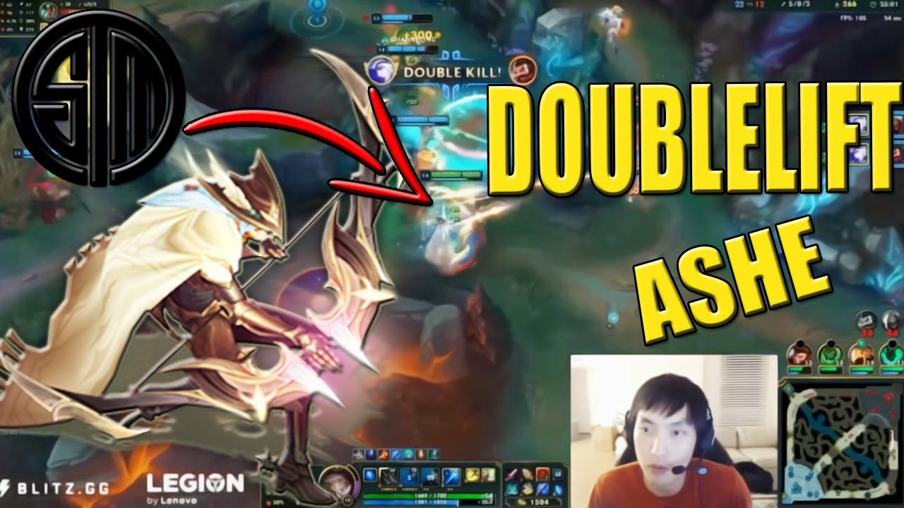 Doublelift Ashe adc | Pro Kiteo imparable! | TSM Doublelift Stream Highlights - YouTube