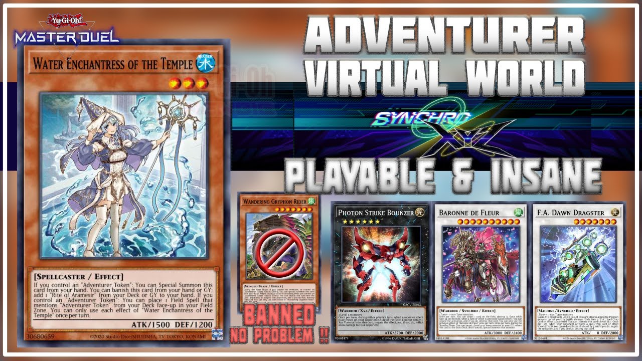 SYNCHRO XYZ FESTIVAL | ADVENTURER VIRTUAL WORLD Still Playable & Insane ...
