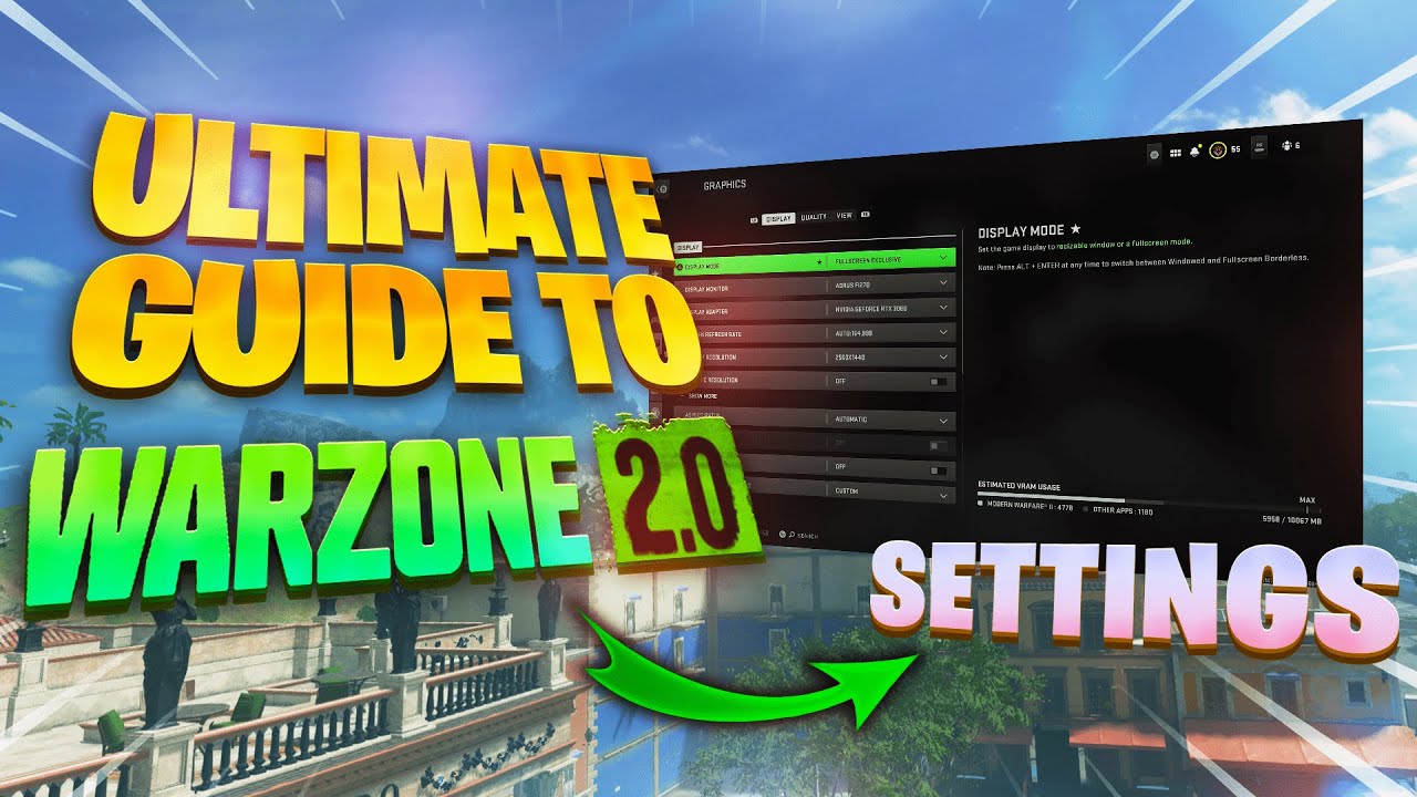 ULTIMATE GUIDE: Warzone Tips - BEST Settings for Console & PC *NEW ...