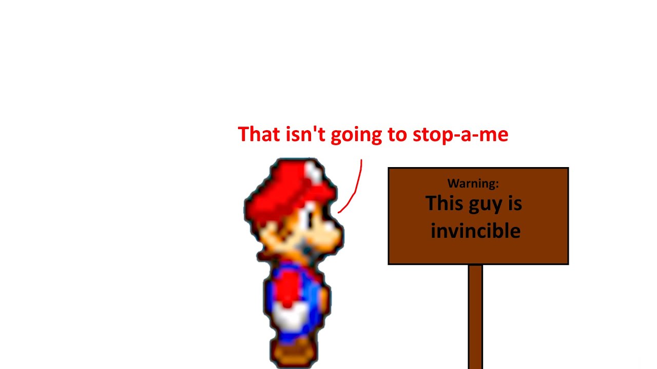 Mario beats up an invincible guy (Paper Mario Chapter 3) - YouTube