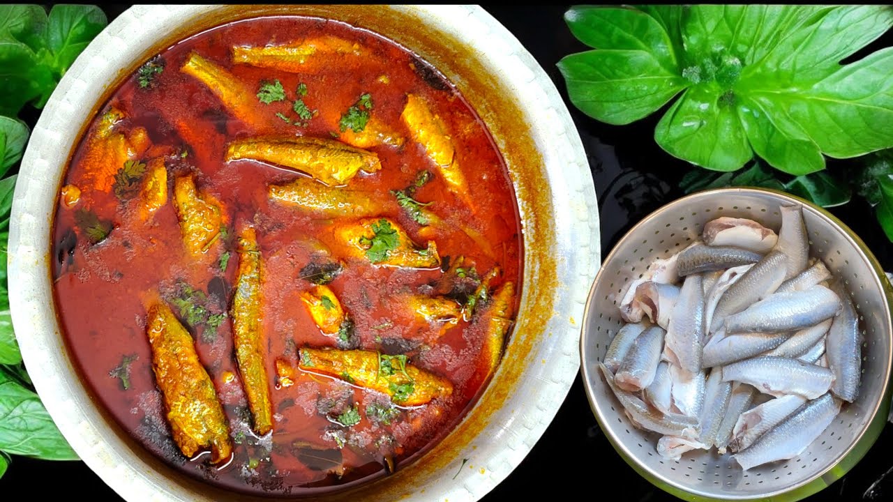 Pakkilu Fish Curry | Chinna Chepala Iguru kura |Small Pakkilu Fish Kira ...