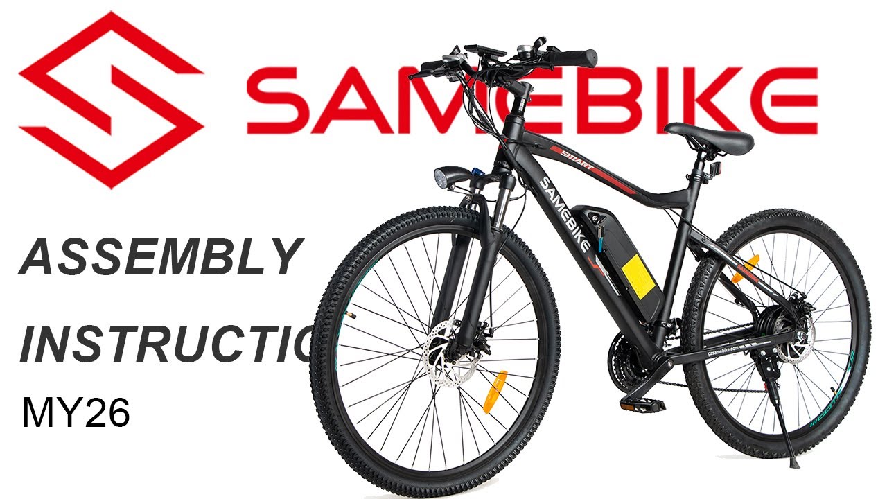 SAMEBIKE MY-SM26 Assembly Video - YouTube