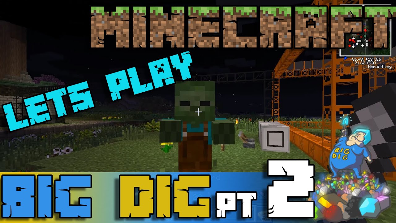 Let's Play: Minecraft Big Dig Part 2 - YouTube