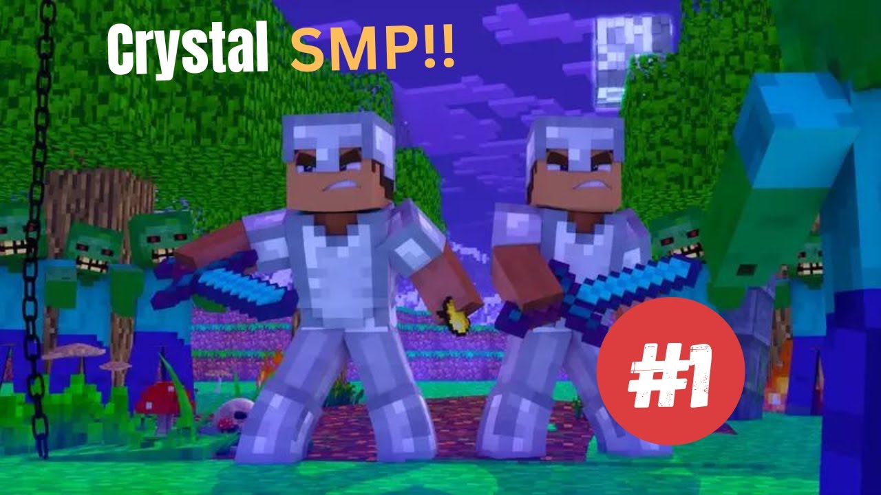 Crystal SMP || New Start !! part 1 - YouTube