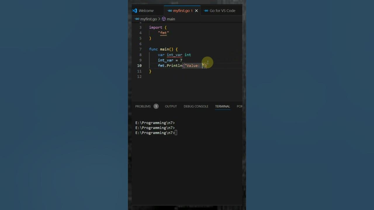 Daily Coding Tasks Integer Variable In Golang Golang