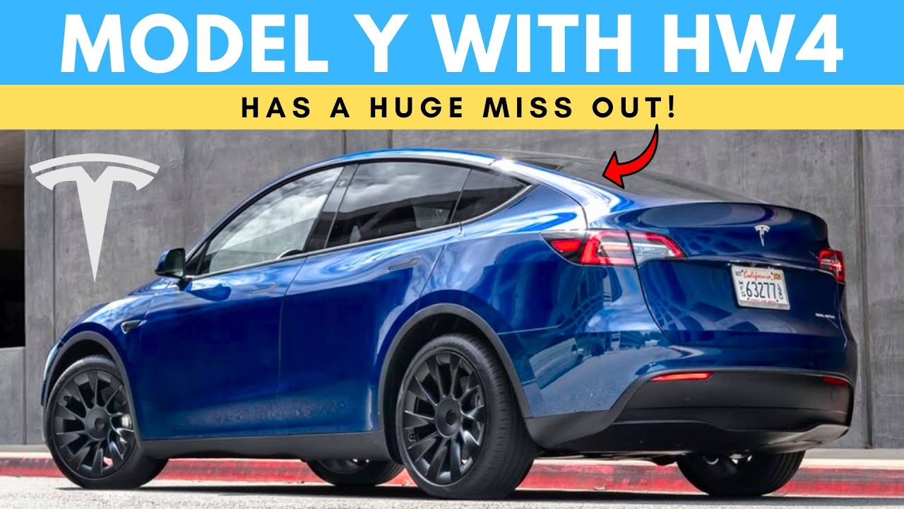 Tesla's Model Y With HW4 Has A Huge Miss Out & More Updates! - YouTube