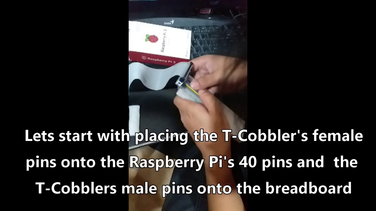 How to light an LED Bulb using Raspberry Pi and T-Cobbler - YouTube