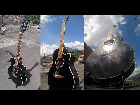 yamaha APX 500 II acoustic electric guitar ~ The Guitar Learner - YouTube