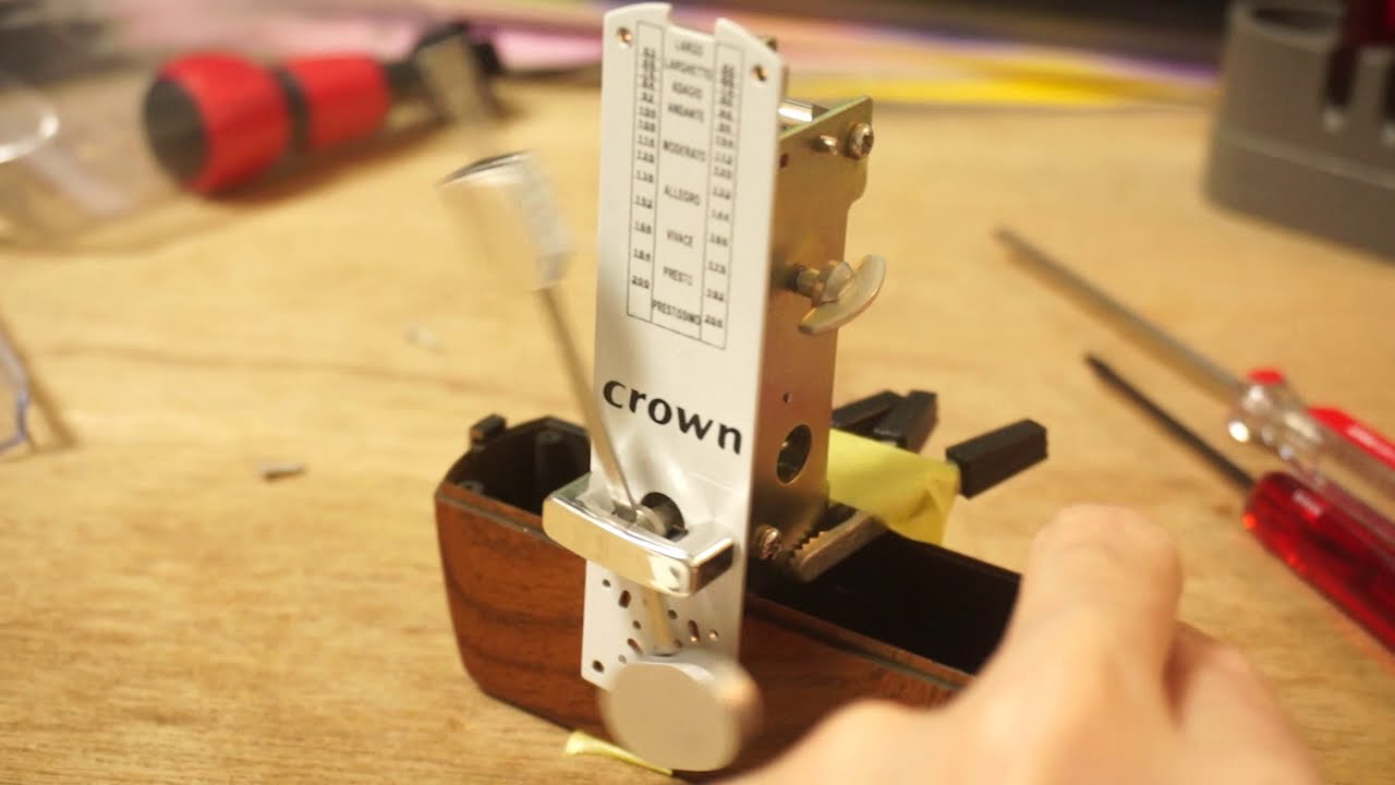メトロノームの仕組み The mechanism of metronome - YouTube