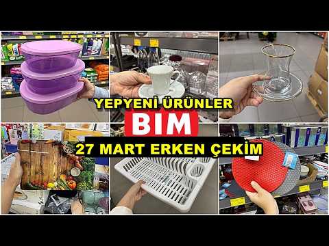 BİME GELDİ HEMEN ALDIK💃BİM 27 MART 2026 CUMA💃/GERÇEK İLK VE TEK ERKEN ÇEKİM❗️/YEPYENİ ÜRÜNLER/