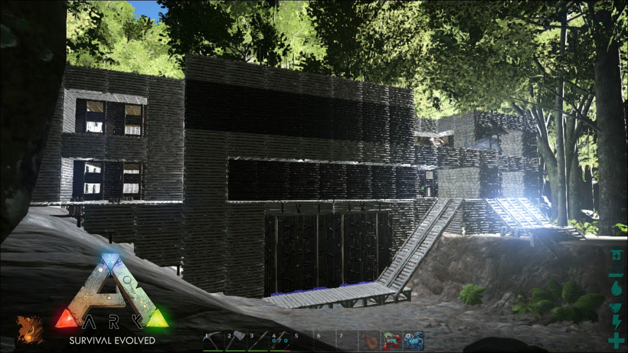 ARK Survival Evolved [ENG] / Showing Of My New Giant House - YouTube