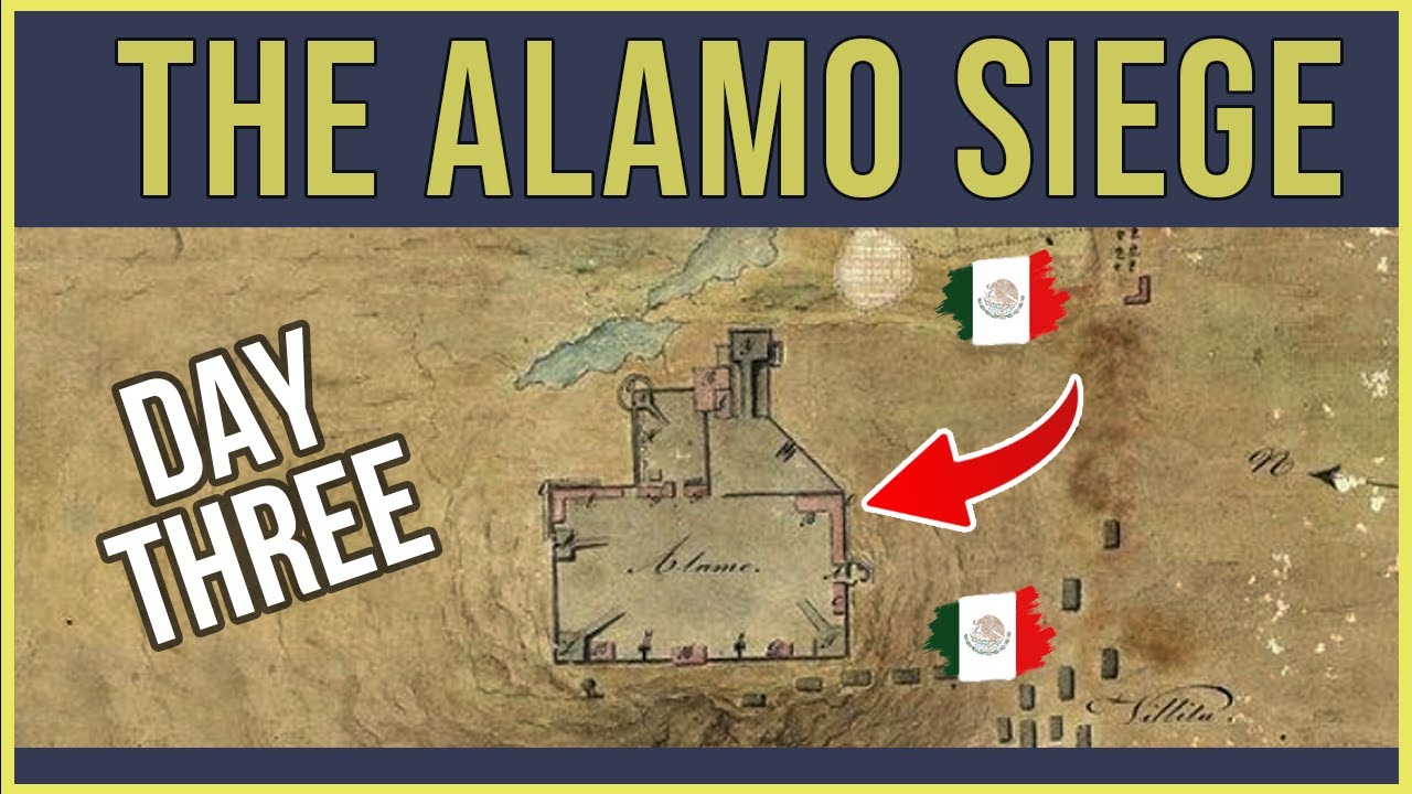 Before the Alamo Battle - Siege Day Three - Santa Anna Closes In - YouTube