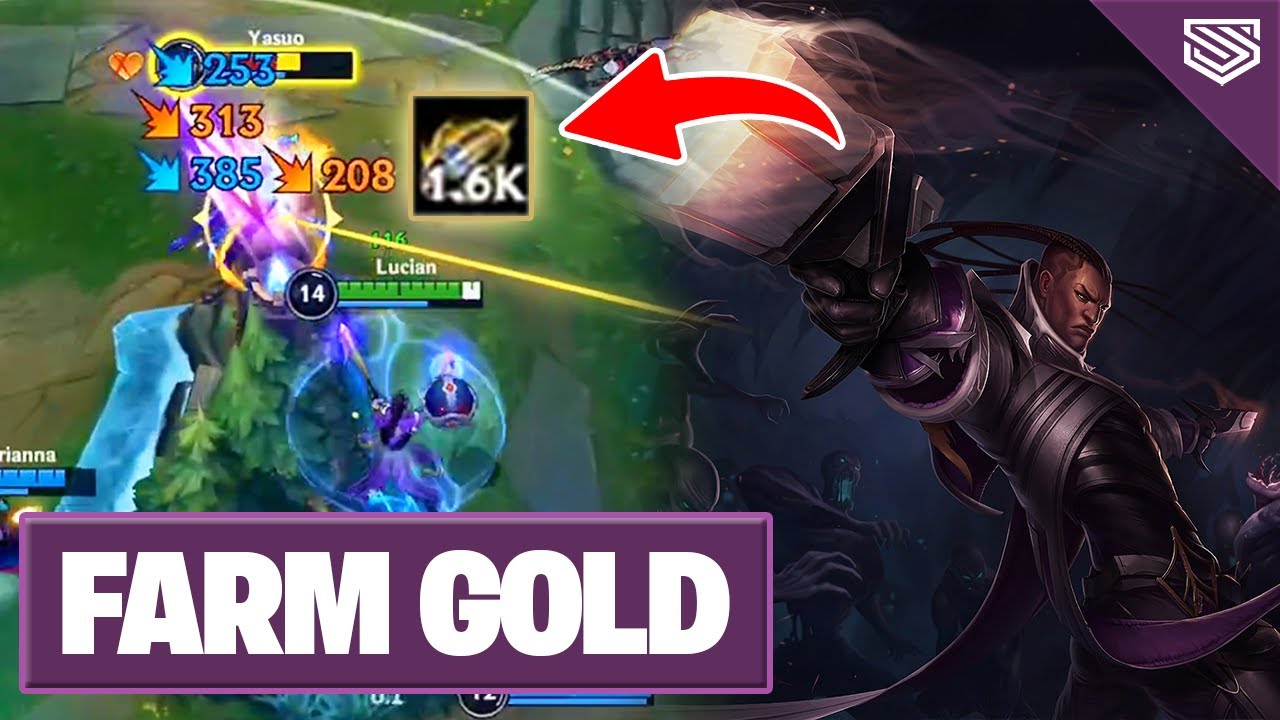 I GOT OVER 1600 GOLD WITH FIRST STRIKE ON LUCIAN 🔥 NEW RUNE FOR LUCIAN ...