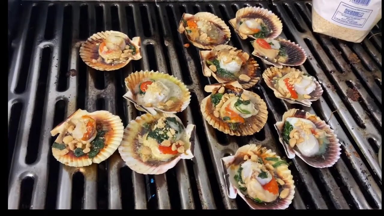 Coquille Saint Jacques grillée | Recette de Coquille Saint Jacques ...