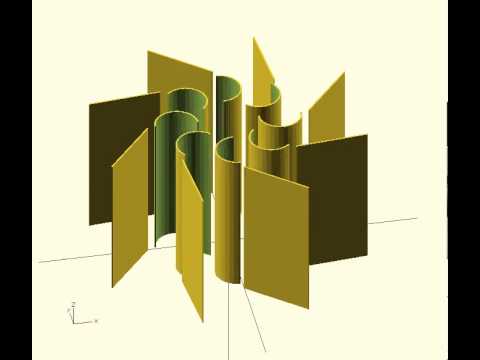 VAWT, Vertical Axis Wind Turbine, 3D Model - YouTube