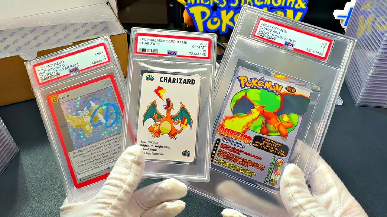 A Weird and Wacky High Value PSA Return: Odd Charizards and Blue Inks ...