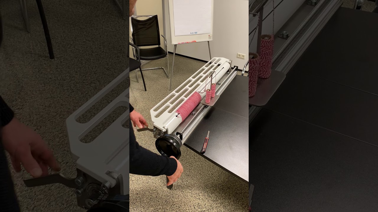 Cord cutting machine - YouTube