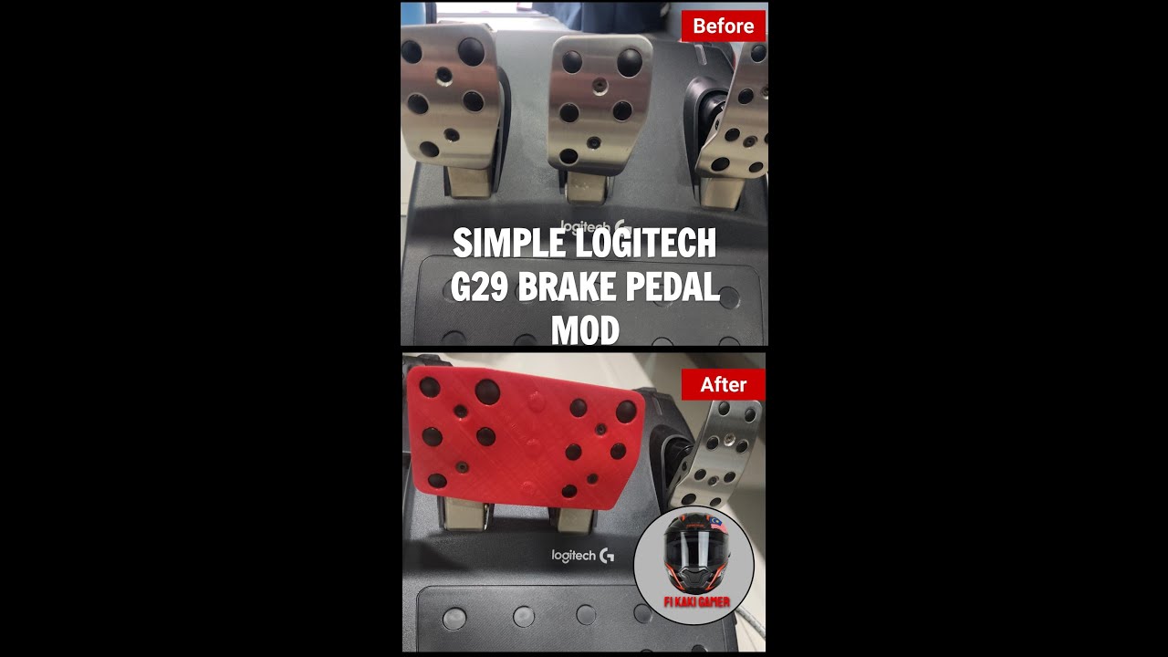 Simple Logitech G29 Pedal Mod - YouTube
