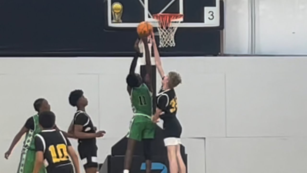 Team Thad 2028 vs ALL Ohio Red - Trey Hillerich Highlights - MADE Hoops ...