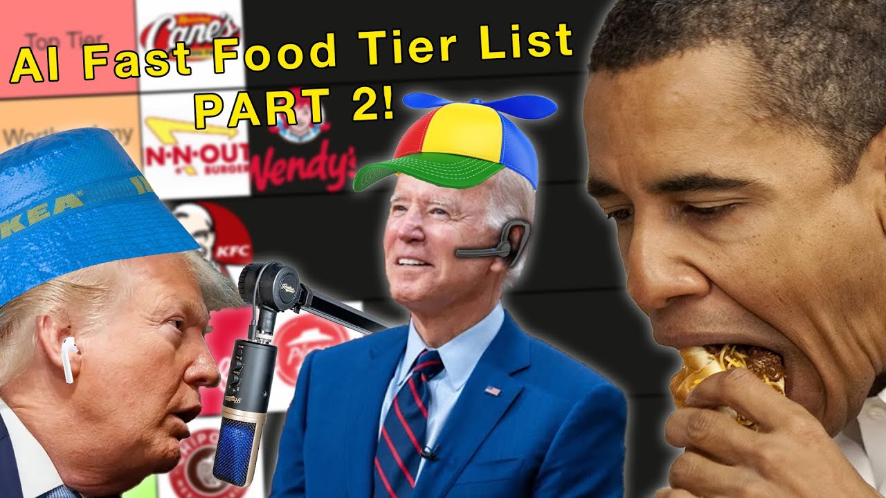 Trump & the Gang Make a Fast Food Tier List Part 2 - YouTube