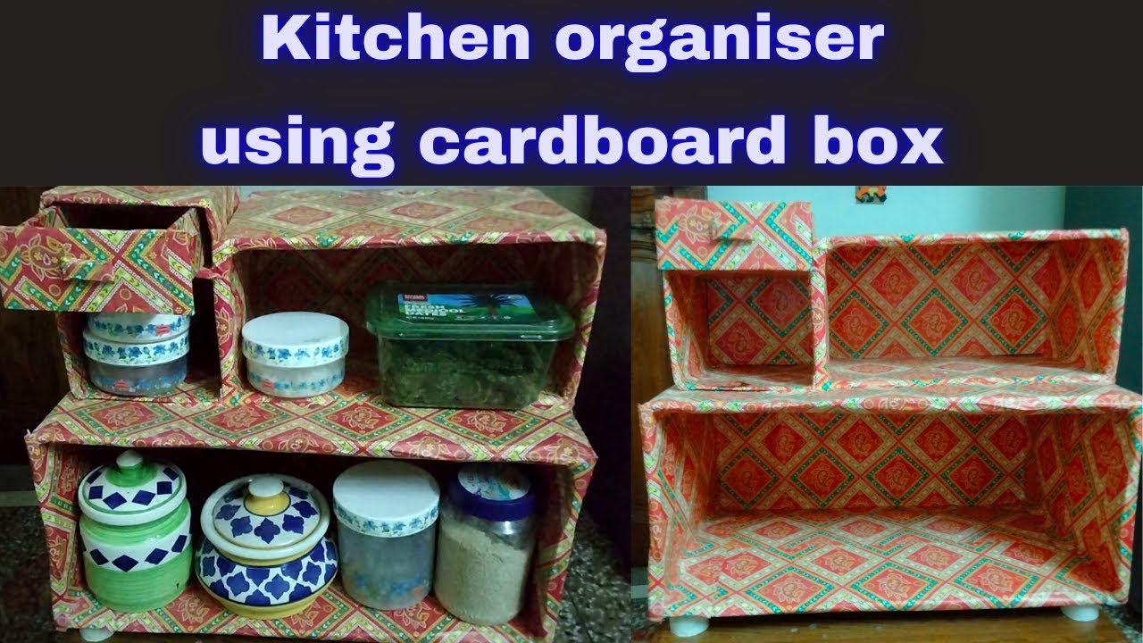 A Superb recycling idea with a Shoe Cardboard box/ DIY Organizer For ...