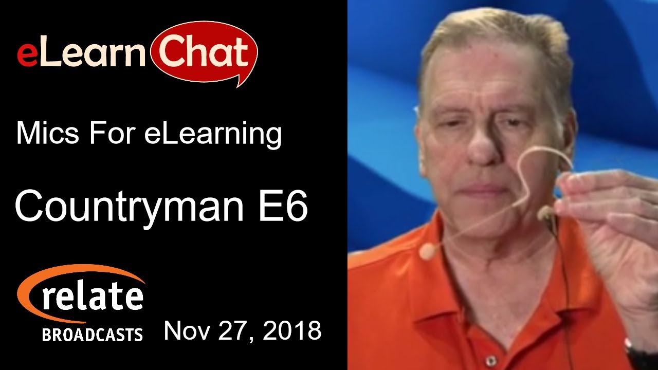 eLearnChat: Mics For eLearning Pt. 12: Countryman E6 Microphone Review ...