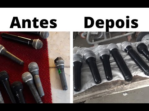 como reformar microfones - Será que ficou bom? - YouTube