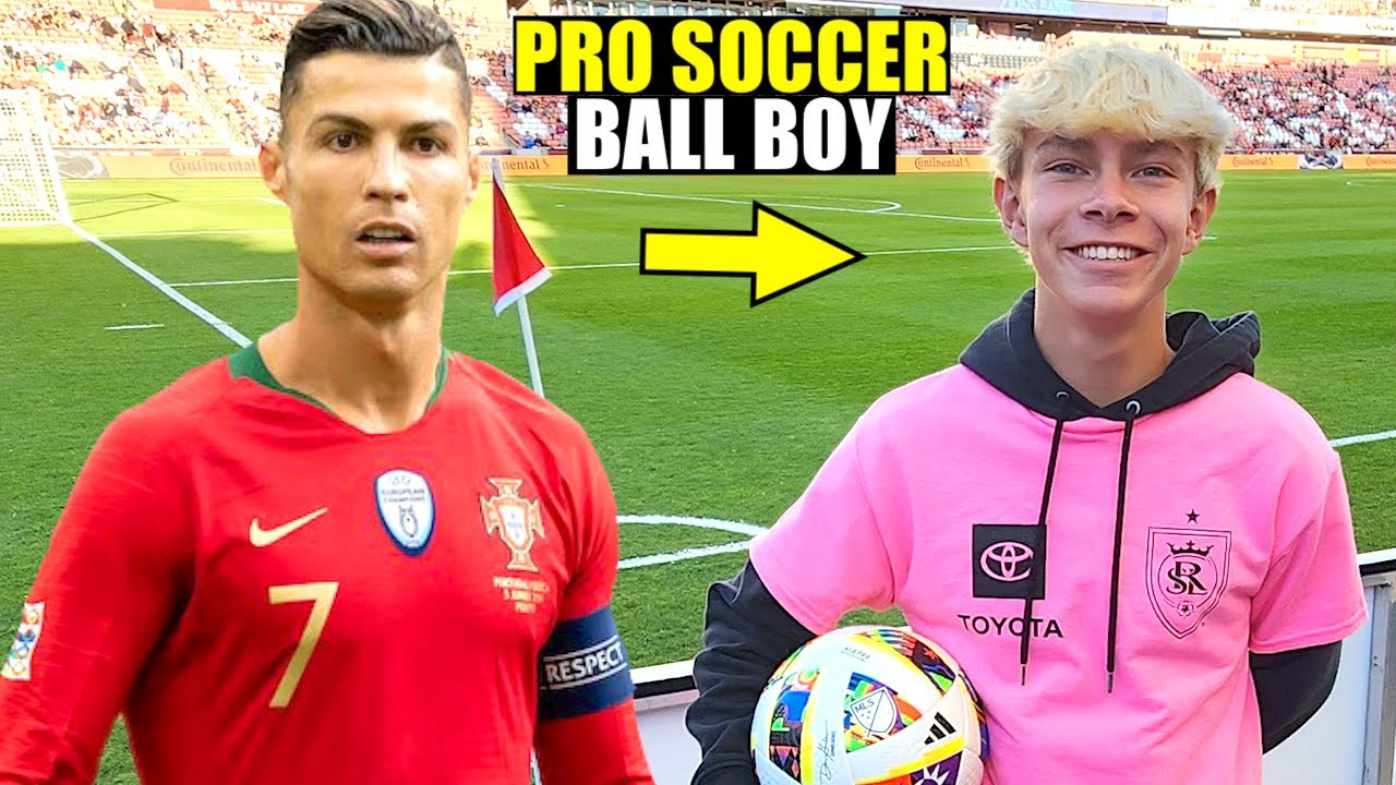 PRO SOCCER BALL BOY FOR A GAME! ⚽️ - YouTube