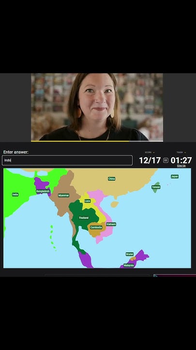 Can I complete the map snippet III #geography #sporcle #maps - YouTube