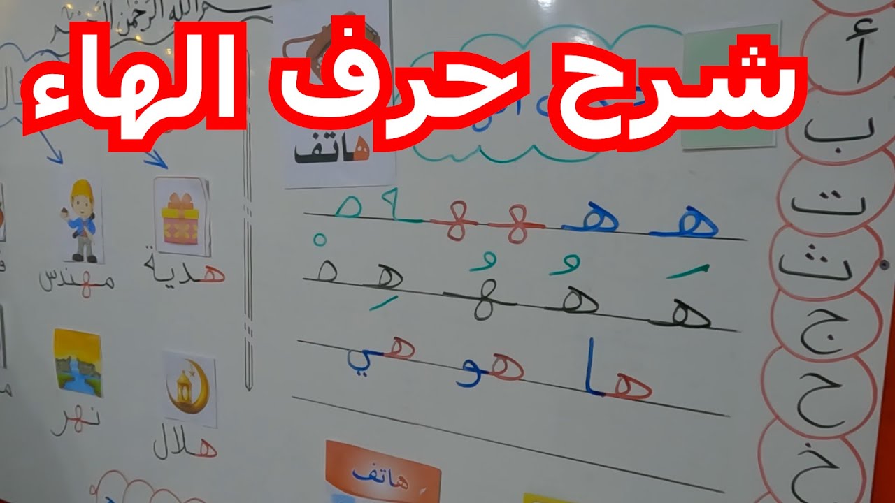 شرح حرف الهاء Youtube