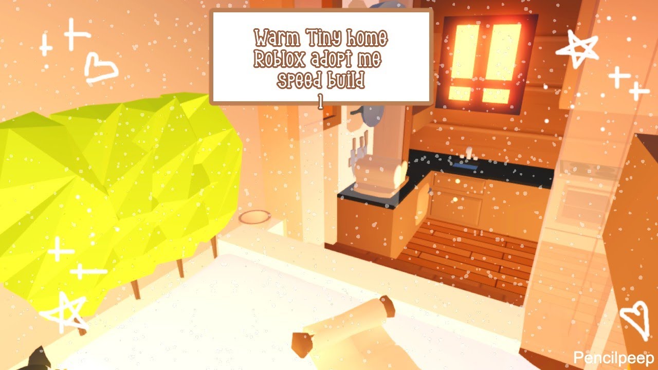 Cozy Tiny home 🪵 [] Roblox adopt me speed build - YouTube