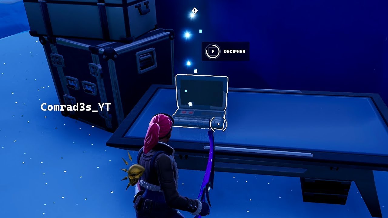 Start deciphering Rift Gate coordinates Fortnite - YouTube