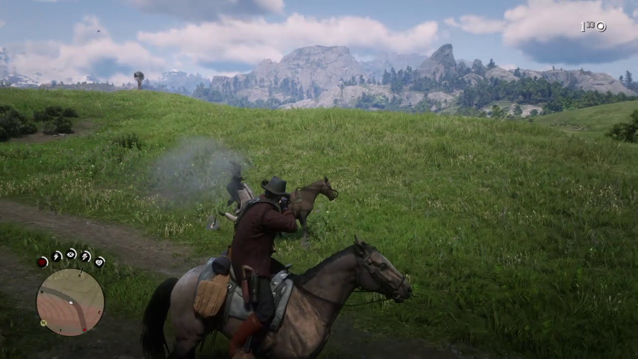 Rdr2. A funny moment from the gameplay. Part 1. The absurd death of a ...