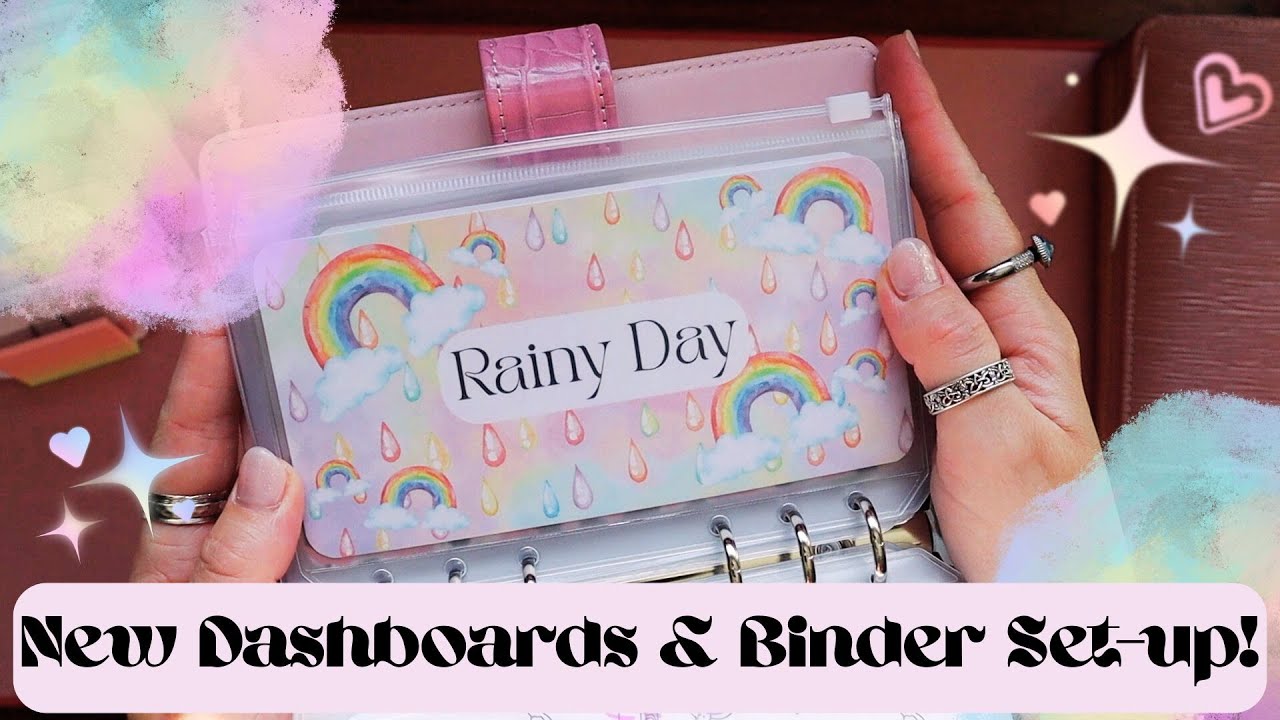 New Dashboards & Binder set up 🤍 May 2025 🤍 Cash Stuffing Binders ...
