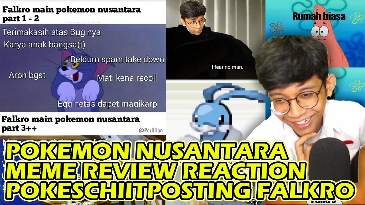 MEME POKEMON NUSANTARA GAADA AKHLAK !! MEME REACT GRUP ...