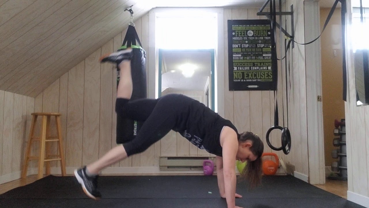 Single leg push up - YouTube