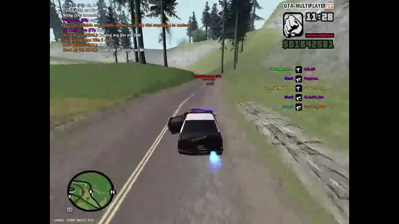 POLICE CHASE WITH PIT MANEUVER | SAMP