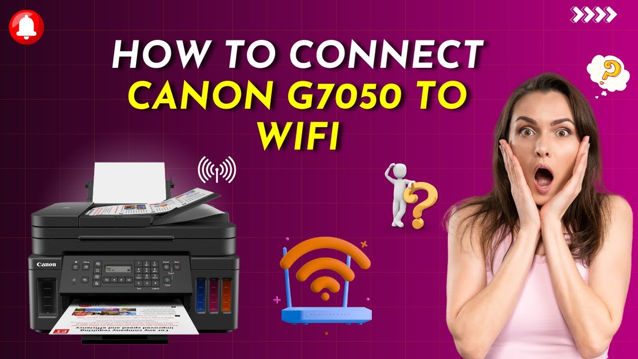 How to Connect Canon PIXMA G7050 Printer to WiFi? | Printer Tales - YouTube