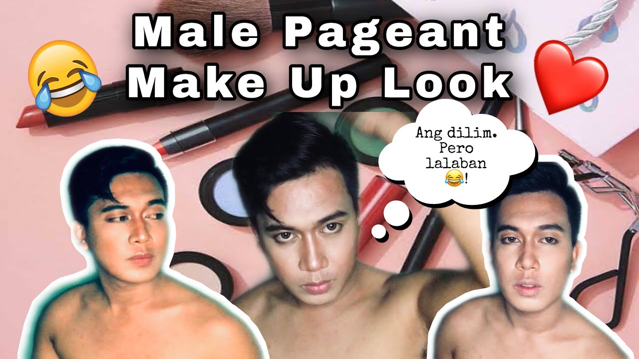 MALE PAGEANT MAKE UP LOOK | Nhor Cubes - YouTube