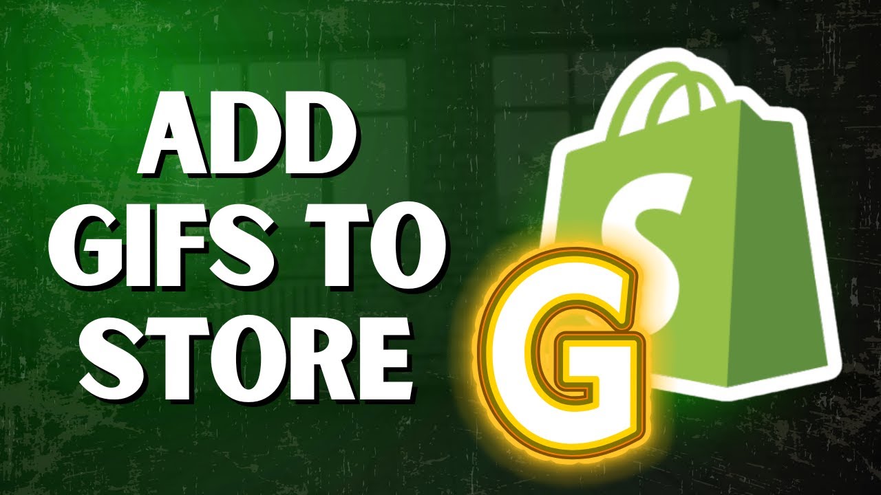 How To Add GIFs On Shopify Store (Products, Banners & Pages) - YouTube