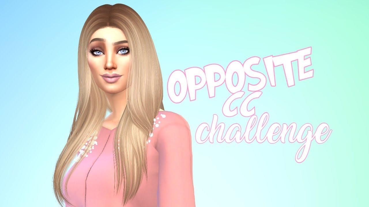 THIS IS WHY I HATE ALPHA CC 😩 // The Sims 4: Opposite CC CAS Challenge ...