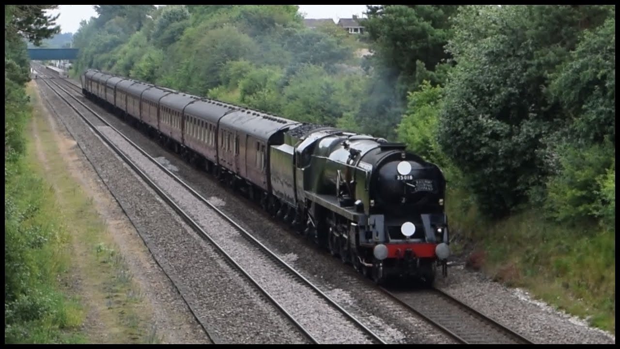35018 'British India Line' returns to the Southern Region! July 2019 ...