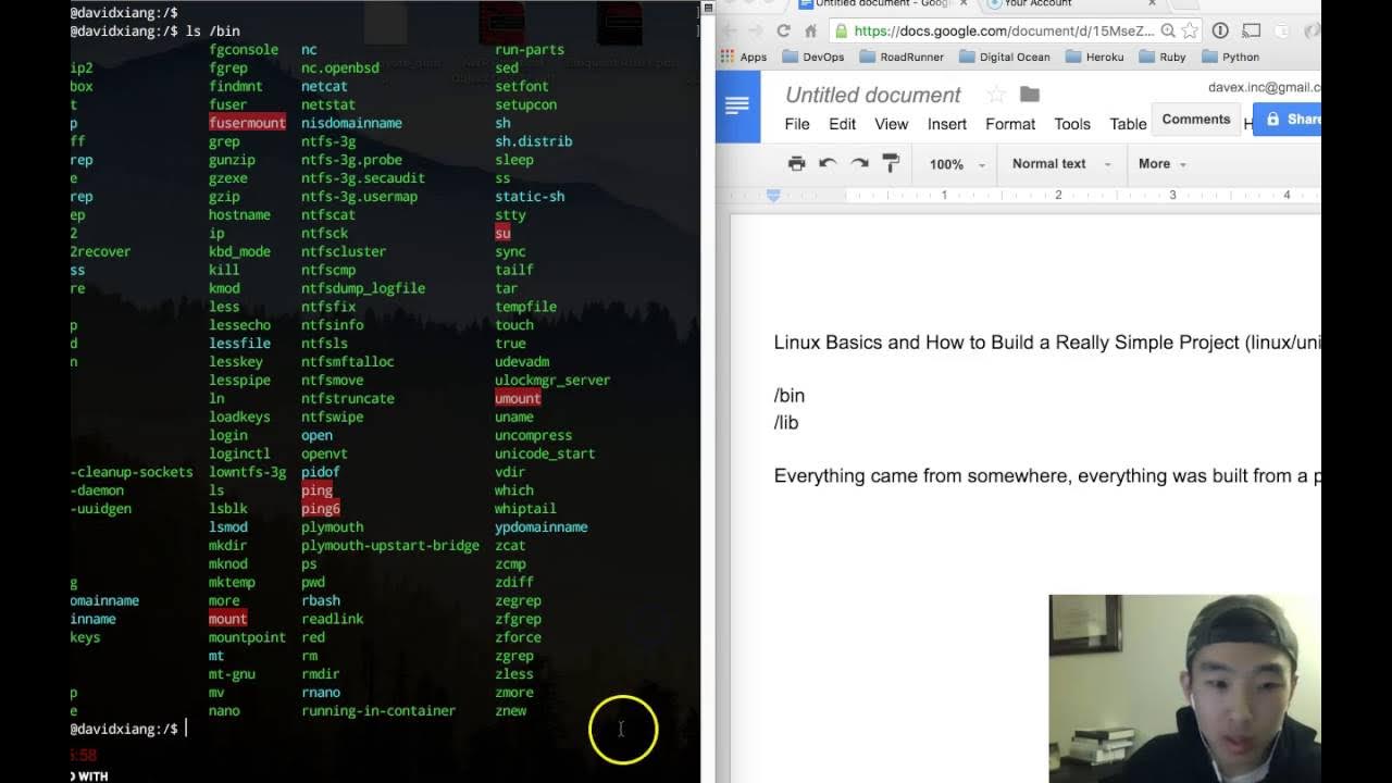 Linux Basics + Simple Project | Part 1 (Screencast) - YouTube