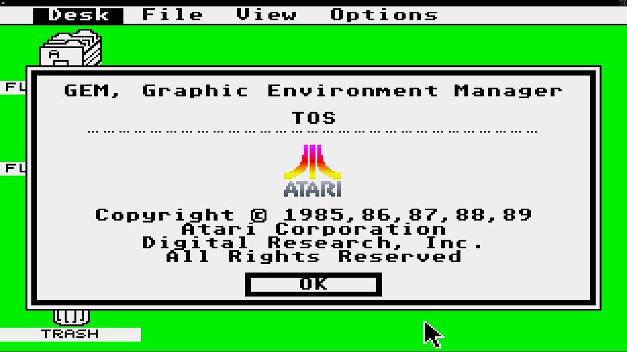 Atari TOS 1.04 - YouTube