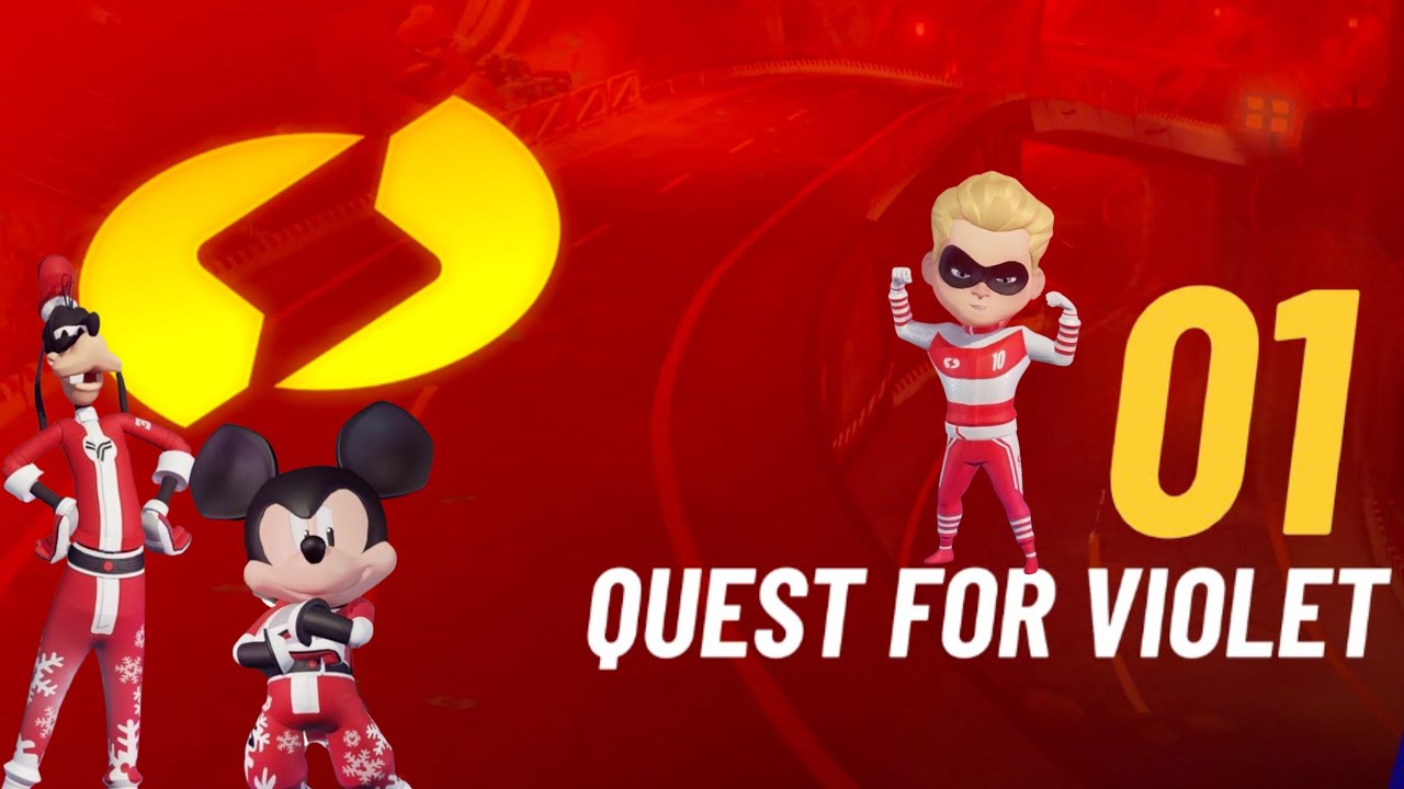 Disney Speedstorm - Quest for Violet (shopping spree with Dash) - YouTube