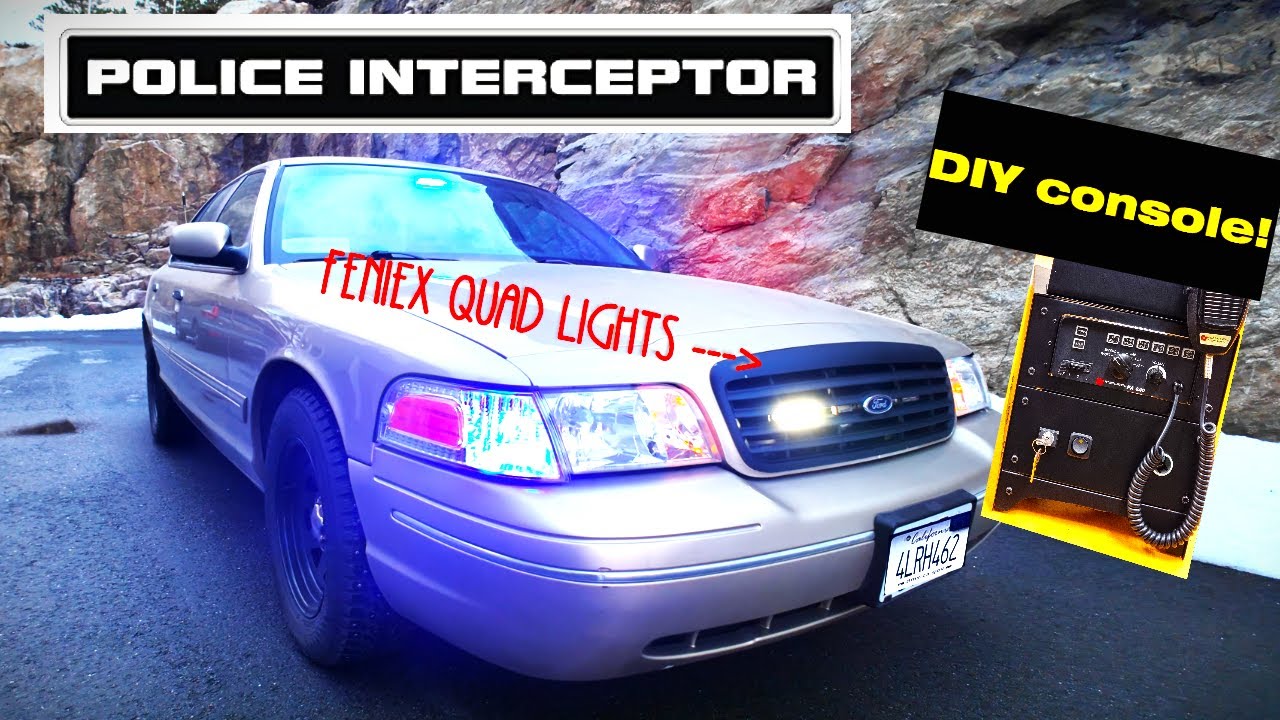 Ford Crown Victoria Police Interceptor: DIY console and Feniex Quad ...