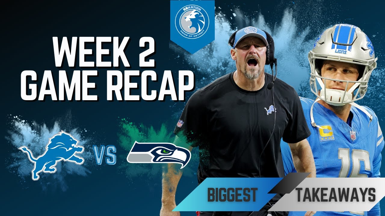 Detroit Lions vs. Seattle Seahawks Recap: Biggest Takeaways - YouTube