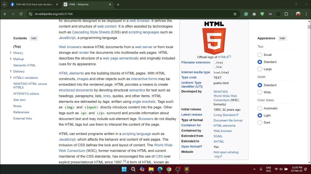 Class 04 HTML Theory 2025 02 22 - YouTube
