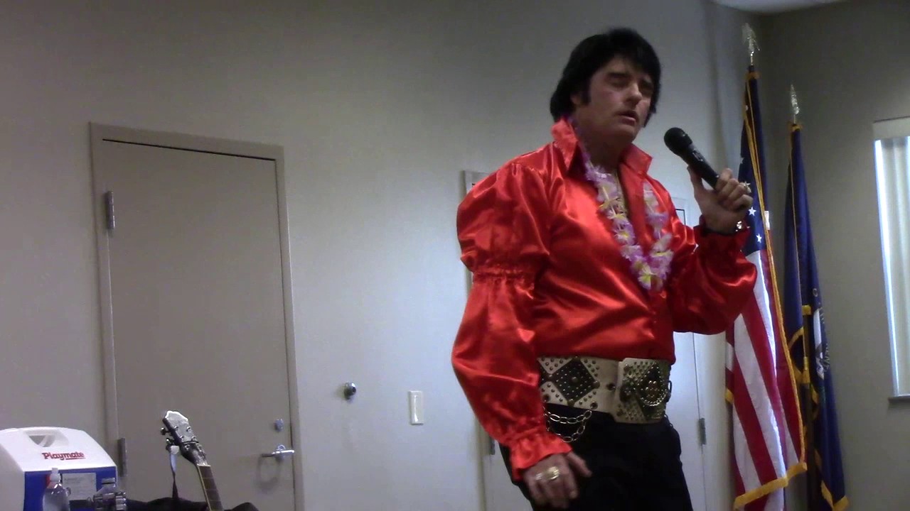 Kyle Ryan as Elvis- How Great Thou Art 8/1/17 Edgewood Senior Center ...